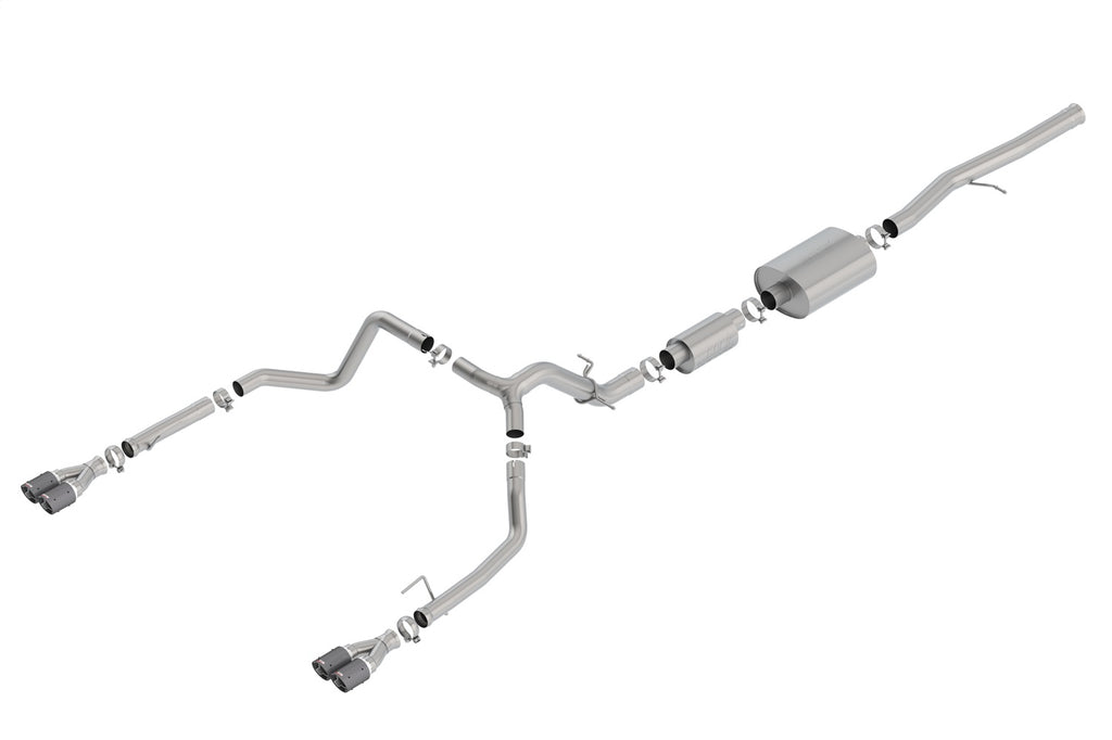 Borla 140774CF S-Type Cat-Back Exhaust System – Vehicle Accessory Pros